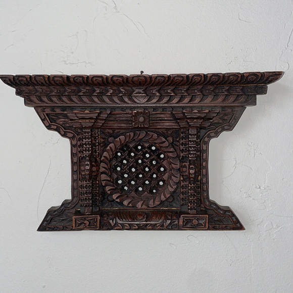 Accents | Hand Carved Traditional Nepali Wooden Window | Poshmark
